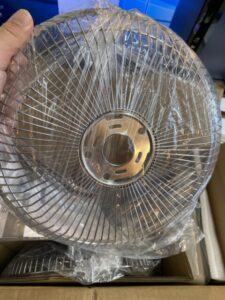 レトロ扇風機｜レビュー コイズミ（KOIZUMI）ミニ扇風機 ブルー KLF2035A - 【そらいろ百貨店】晴れ時々、ジブリ時々、僕達のとっておき。